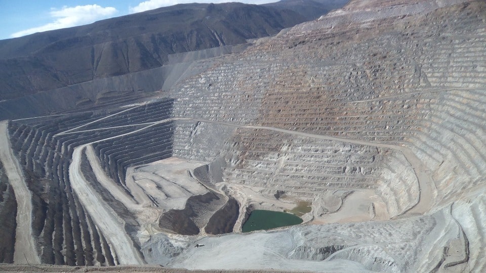 Vista Satelital - Yacimiento de Cuajone - Moquegua en Perú, Fotos y Videos