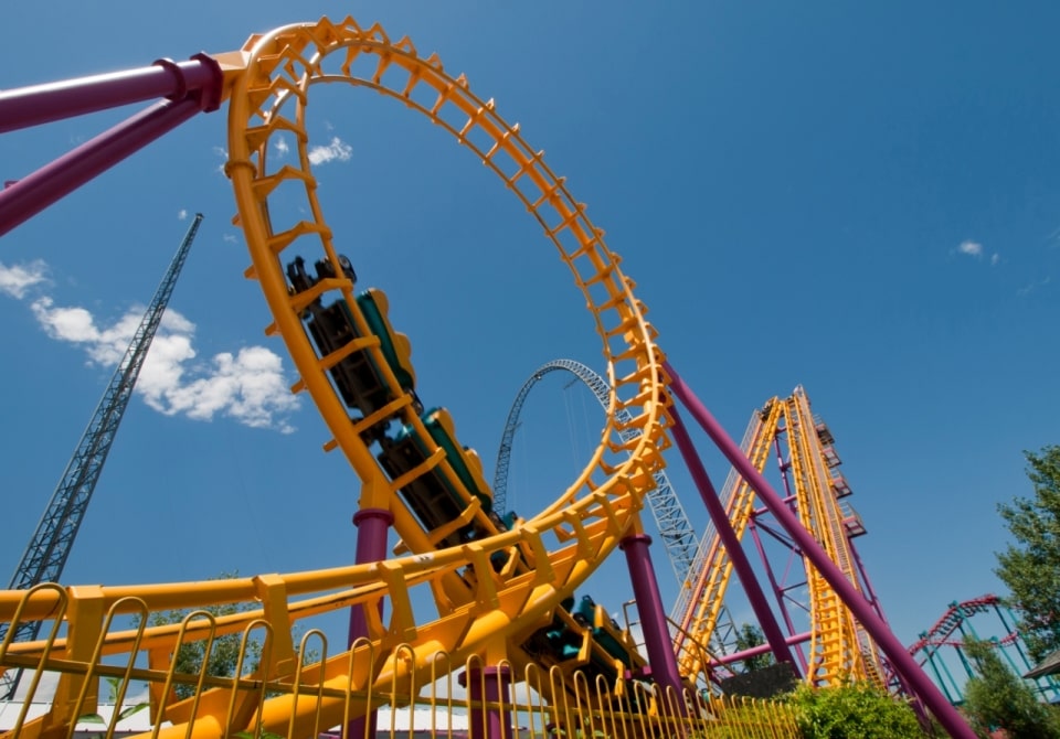 Vista Satelital - Parque diversiones Six Flags - México D.F.