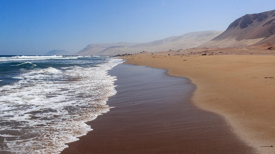Vista Satelital de Playa el Negro - Ica - Perú